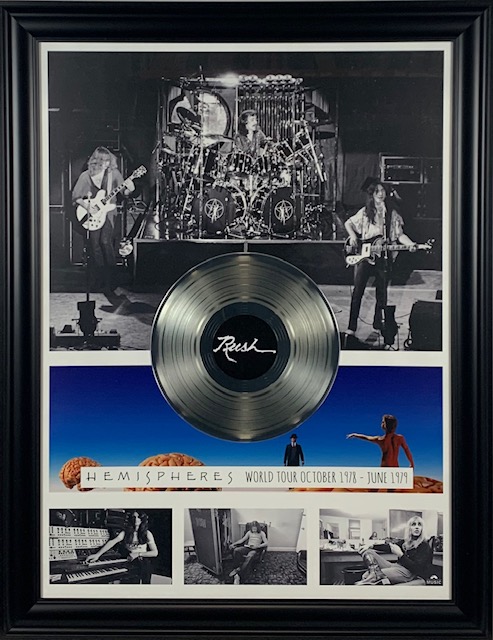Rush Hemispheres World Tour 1978 w/Platinum Record – Funding Innovation