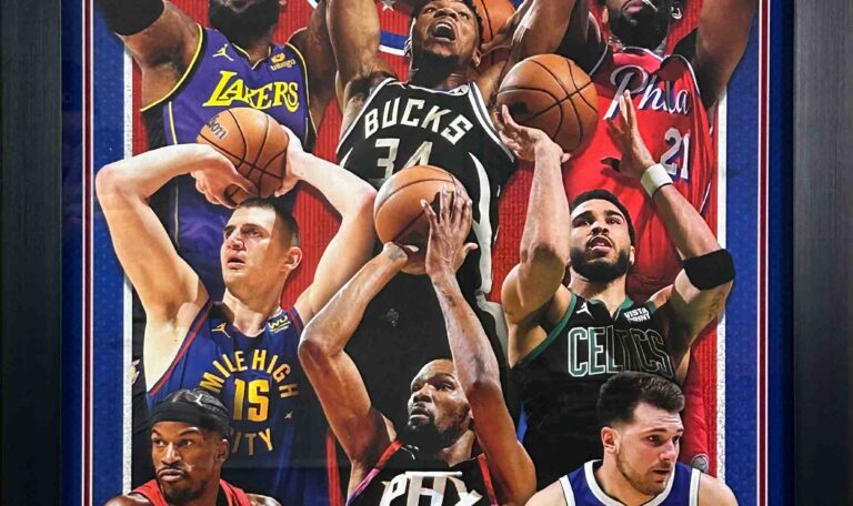 NBA Superstars Player Collage – Funding Innovation